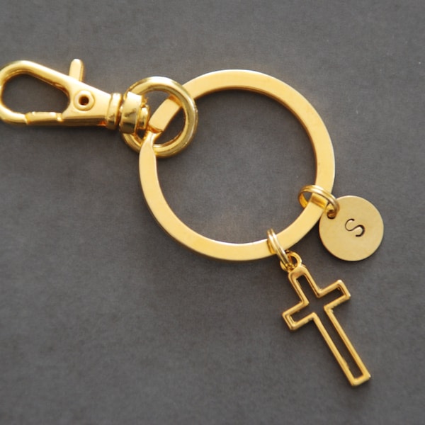 Cross Keychain - Etsy