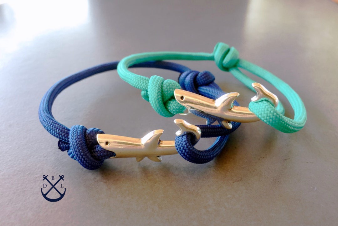 Couples SHARK Bracelets Set of 2 Bracelets Mens Womens Bracelets ...