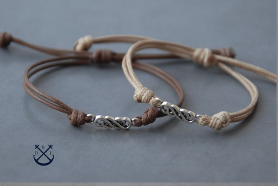 Couples Double Infinity Bracelets Set of 2 Bracelets His - Etsy
