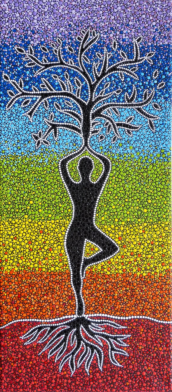 Yoga Tree Pose Art