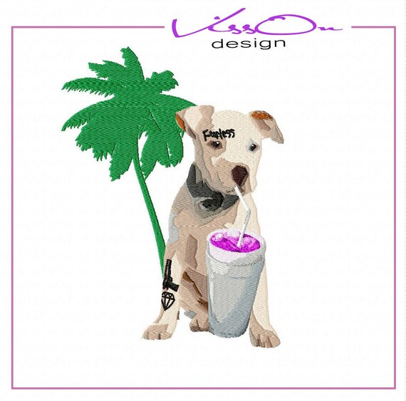 Dog Machine Embroidery Design - Etsy