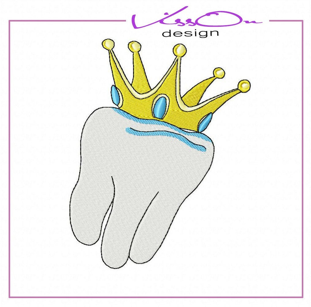 Tooth Machine Embroidery Design - Etsy