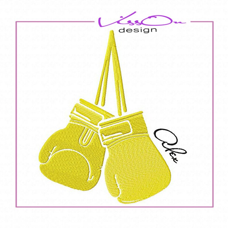Gants de boxe personnalisation / Broderie Machine Design / Broderie ...