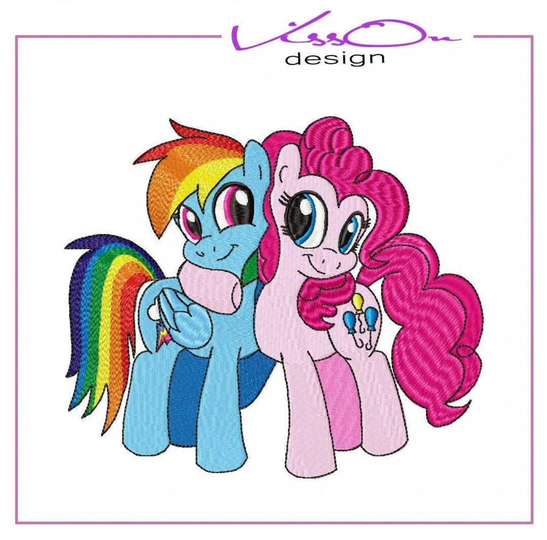 Little Pony Machine Embroidery Design - Etsy