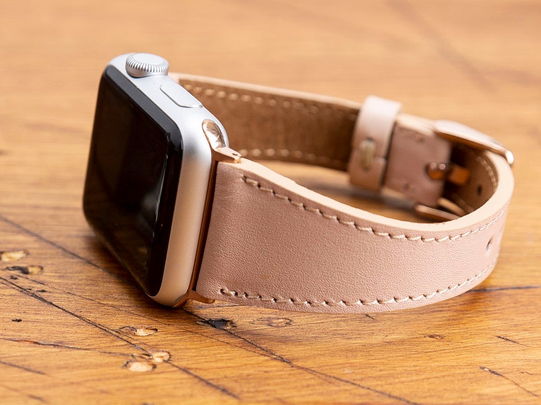Pink Leather Apple Watch Band Ultra/8/7/se/6/5/4/3/2/1/38mm,40mm,41mm ...