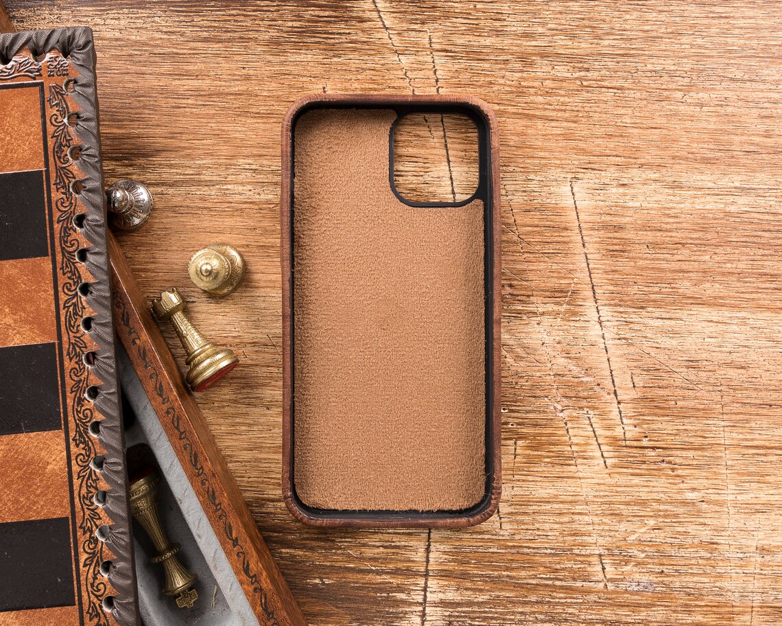 Iphone 12 Mini/12/pro/pro Max Leather Caseiphone 12 Handmade - Etsy