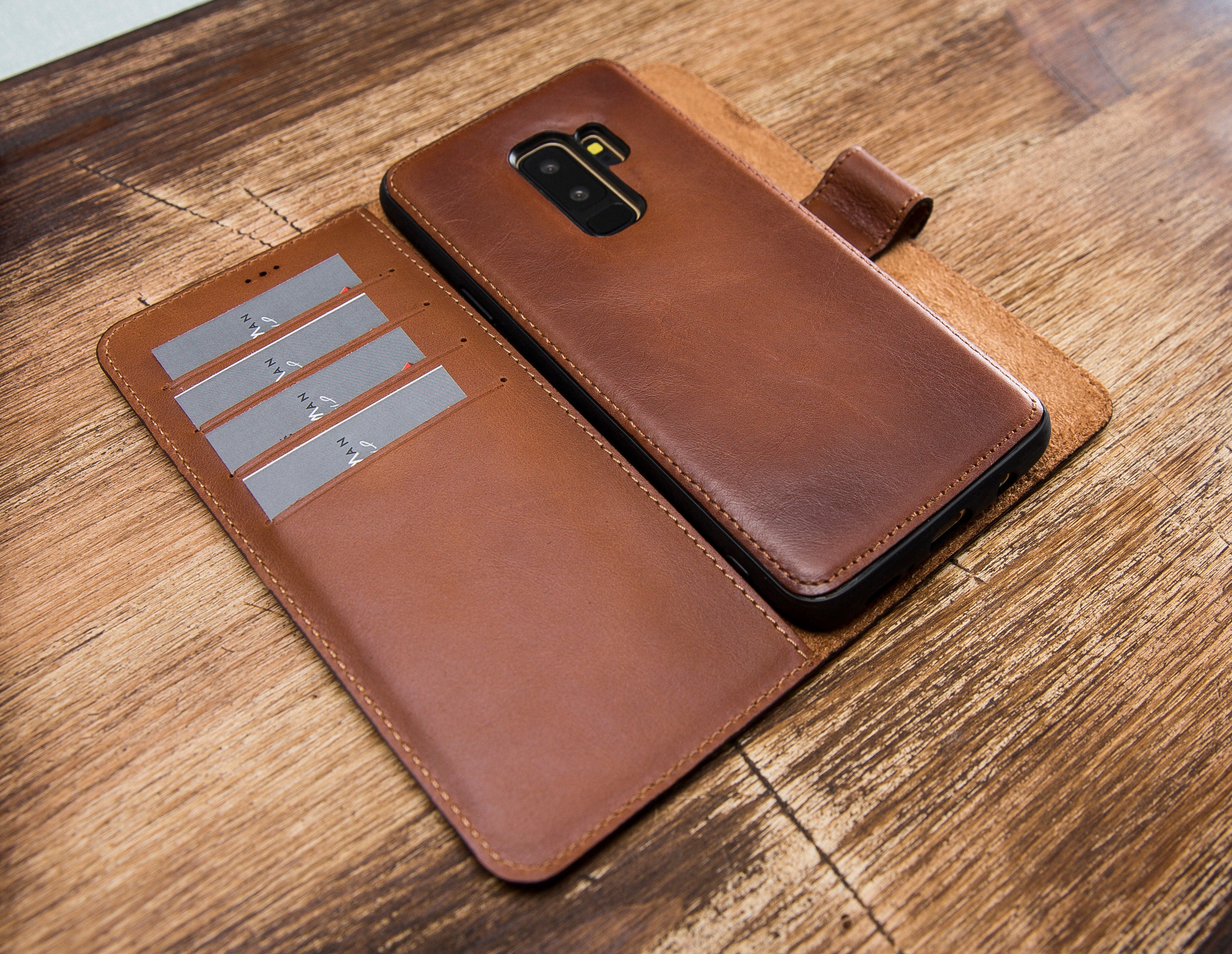 S9/S9 Plus Leather Case Galaxy S9 Leather CaseLeather | Etsy