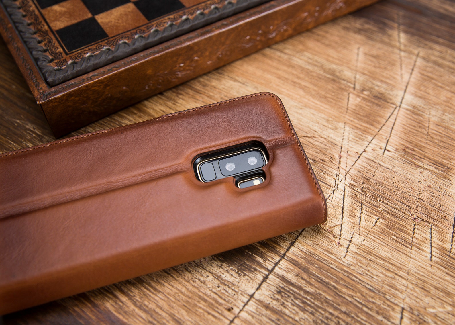S9/S9 Plus Leather Case Galaxy S9 Leather CaseLeather | Etsy