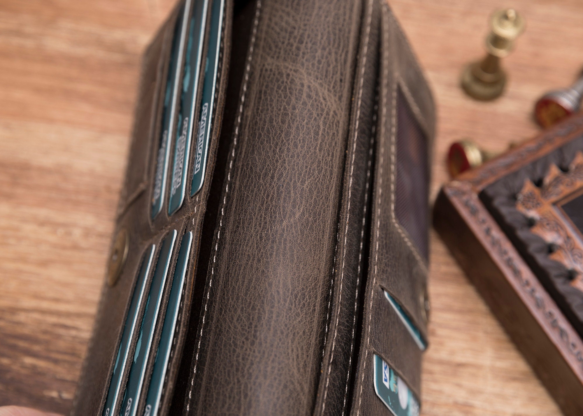 Handmade leather wallet compatible with all modelsHandmade | Etsy