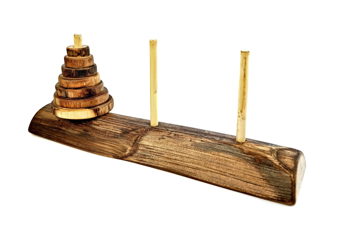 TOWER OF HANOI Board Game - Etsy