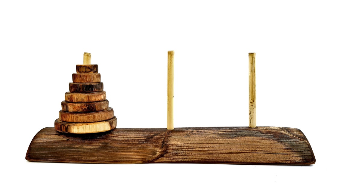 TOWER OF HANOI Board Game - Etsy