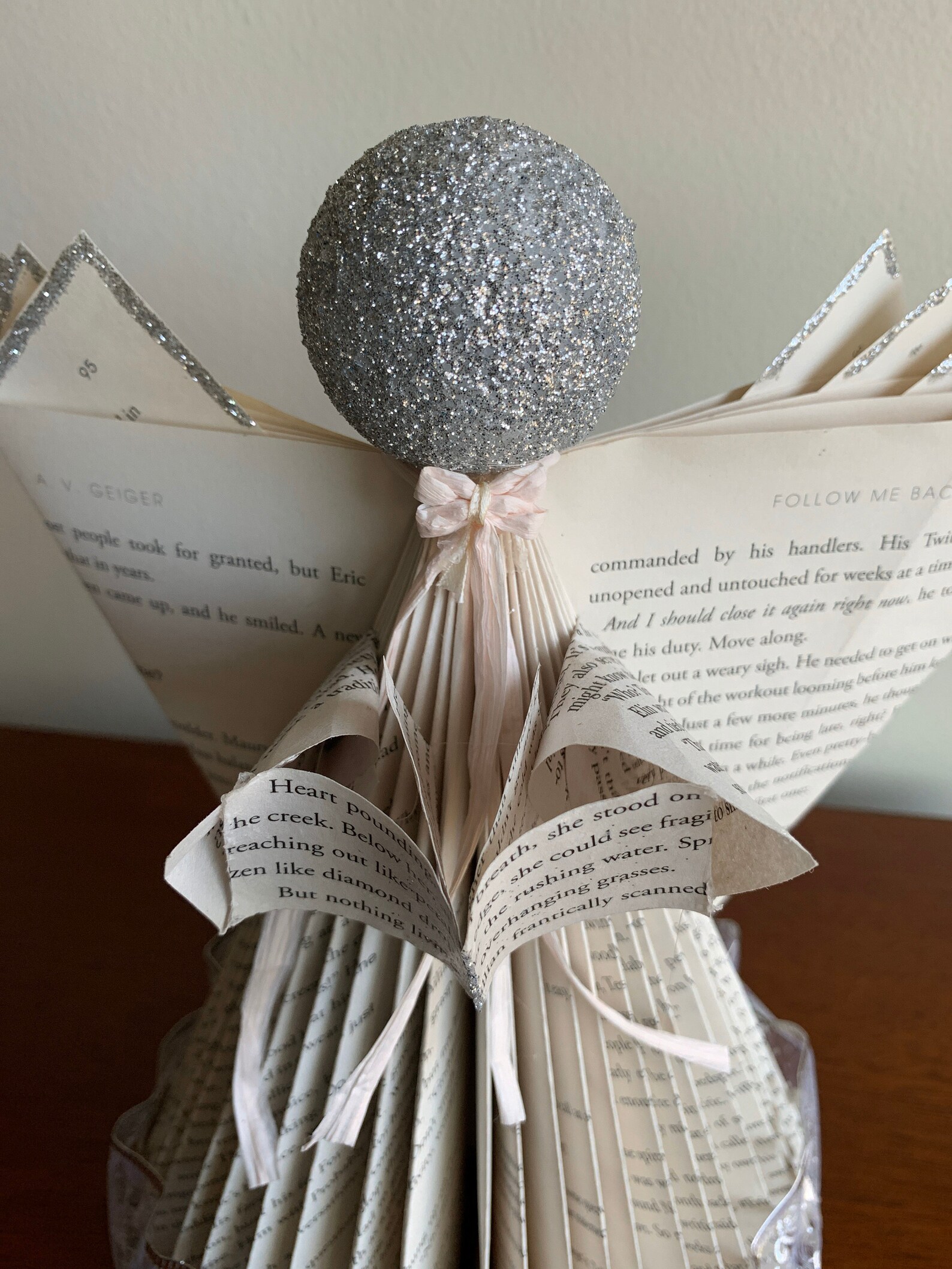 Angel Folded Book Art Sculpture large - Etsy