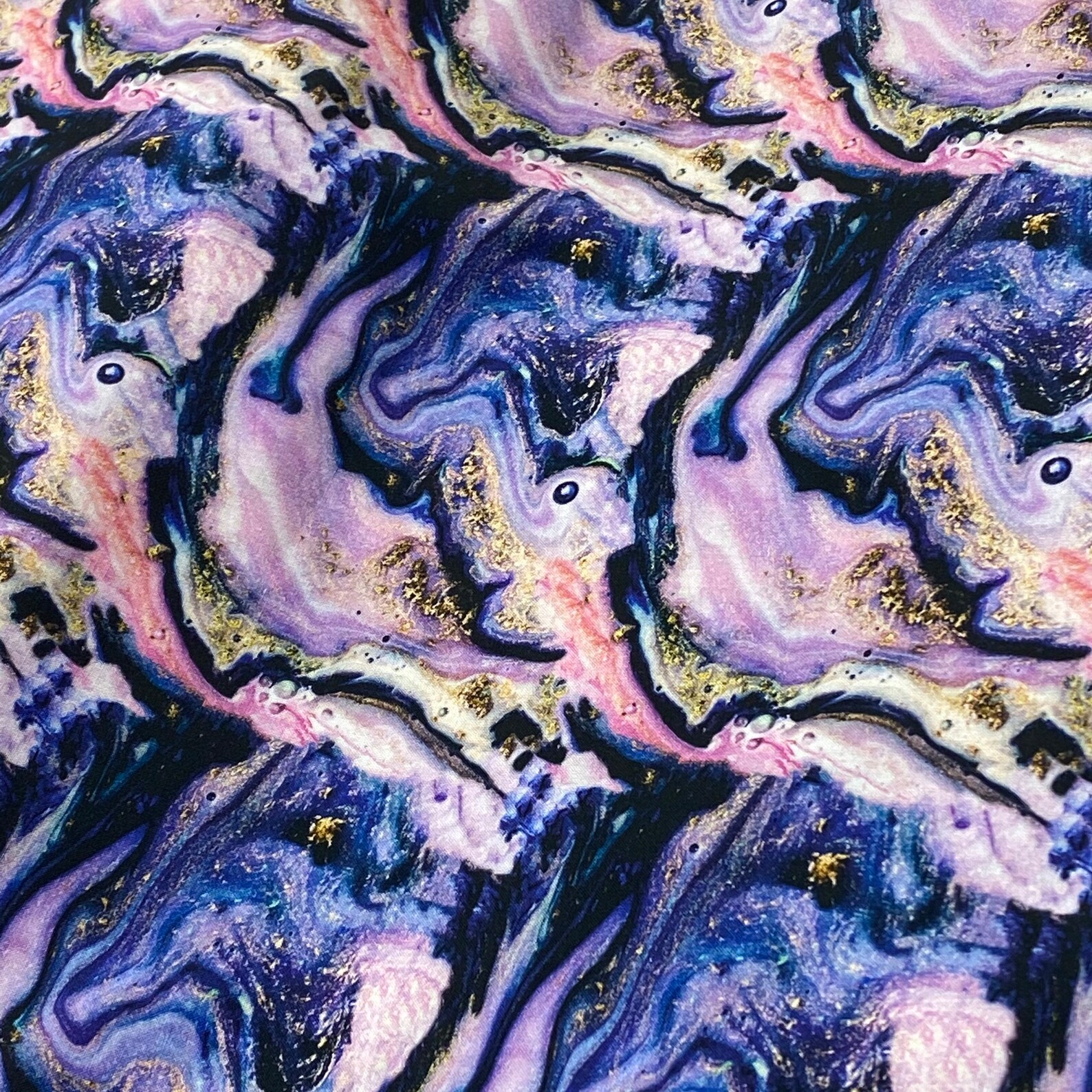 Marbled Galaxy Cotton Fabric - Etsy