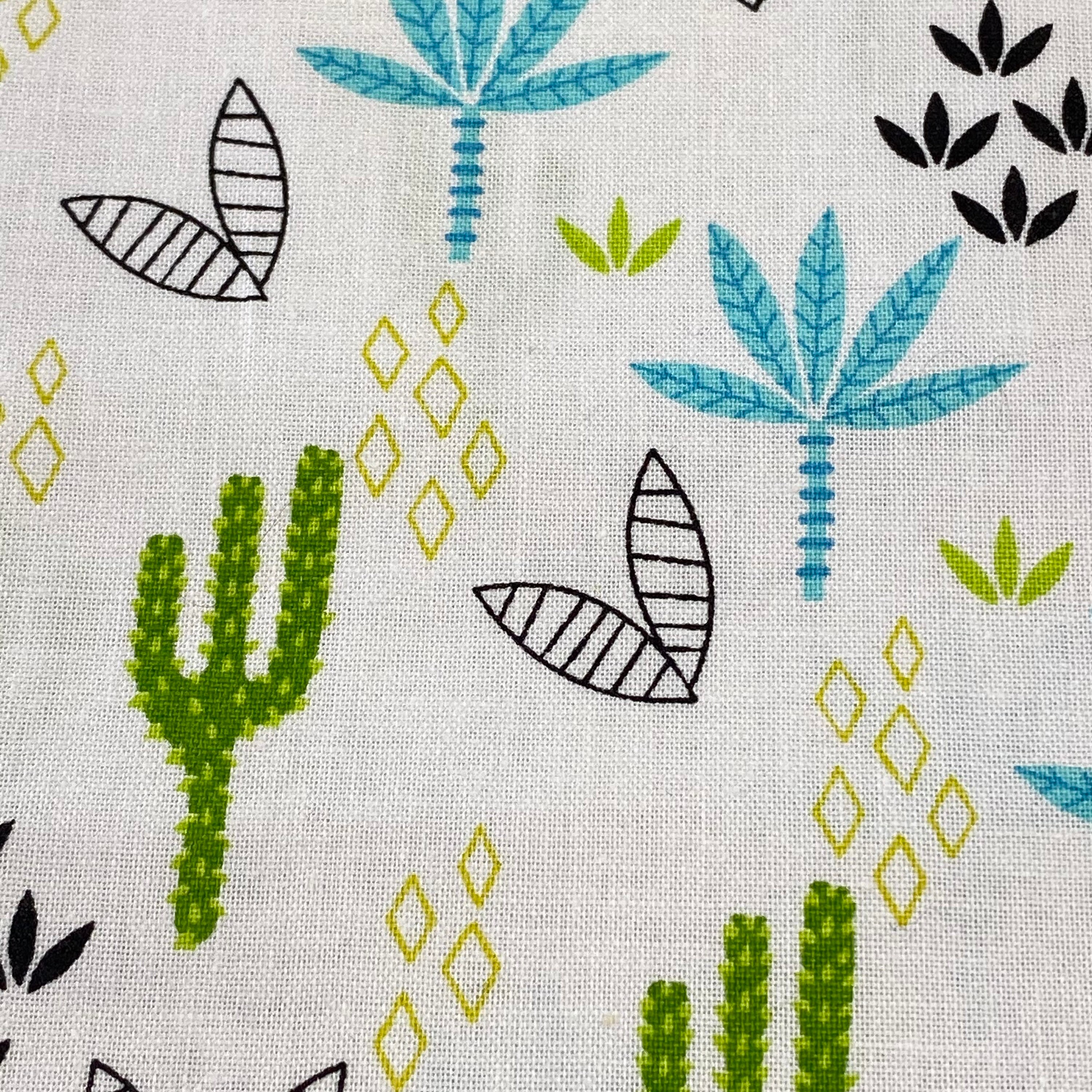 Cactus Cotton Fabric - Etsy UK