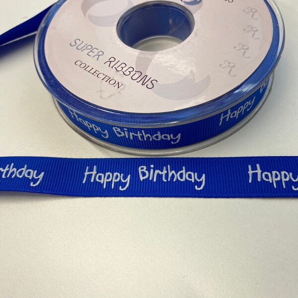 Happy Birthday Ribbon - Etsy