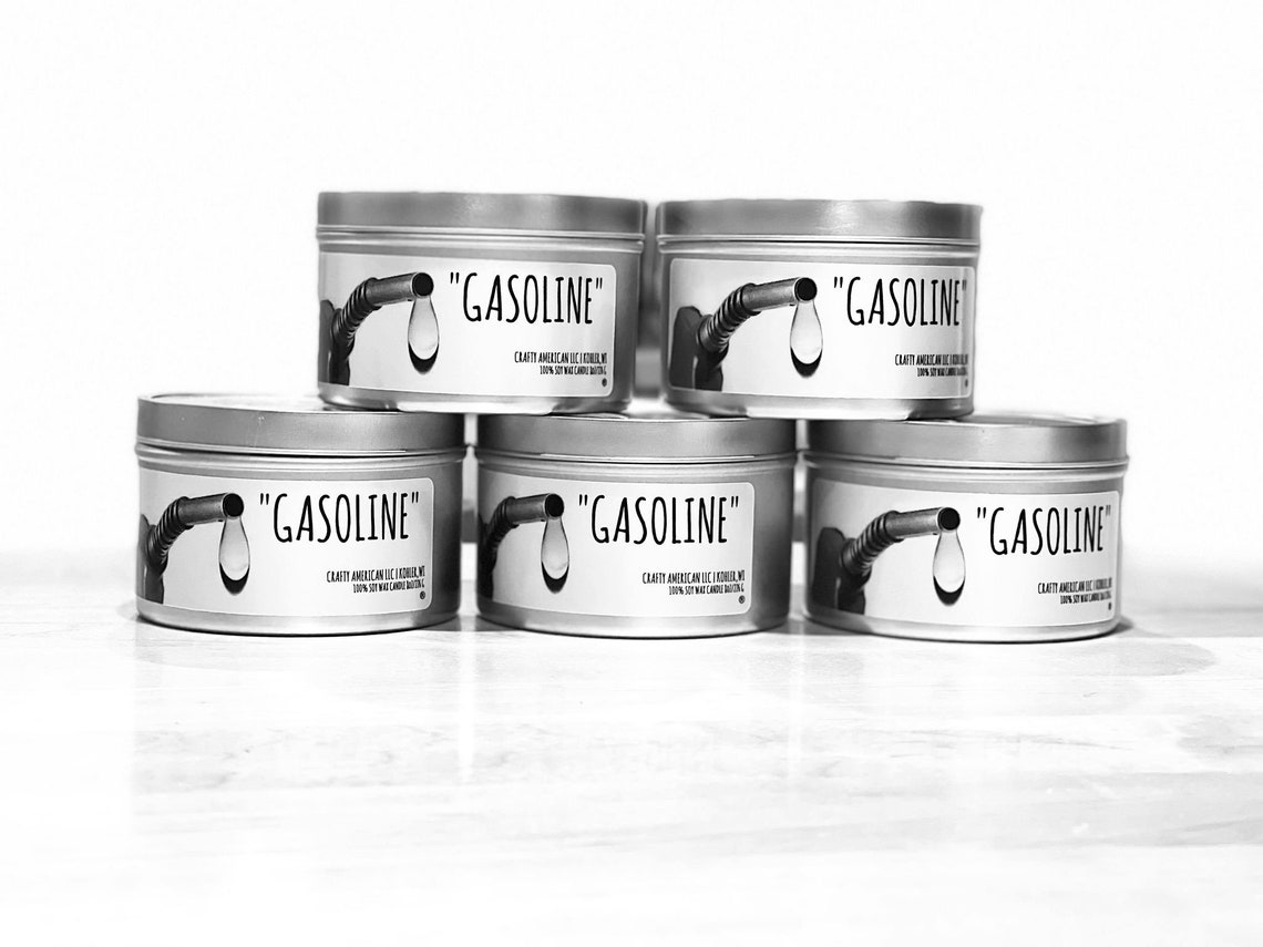 Gasoline Scented Candle, Gasoline, Gasoline Candle, Gasoline Can, Man ...