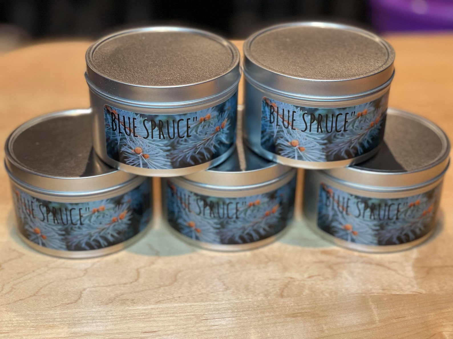 Blue Spruce Blue Spruce Candle Man Candle Woodsy Candle - Etsy