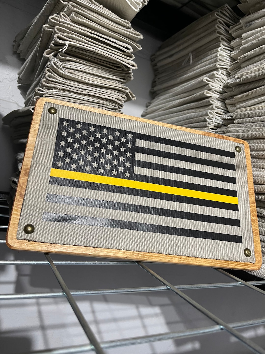 Thin Yellow Line Fire Hose Flag Sign, Dispatcher, Dispatcher Gift ...