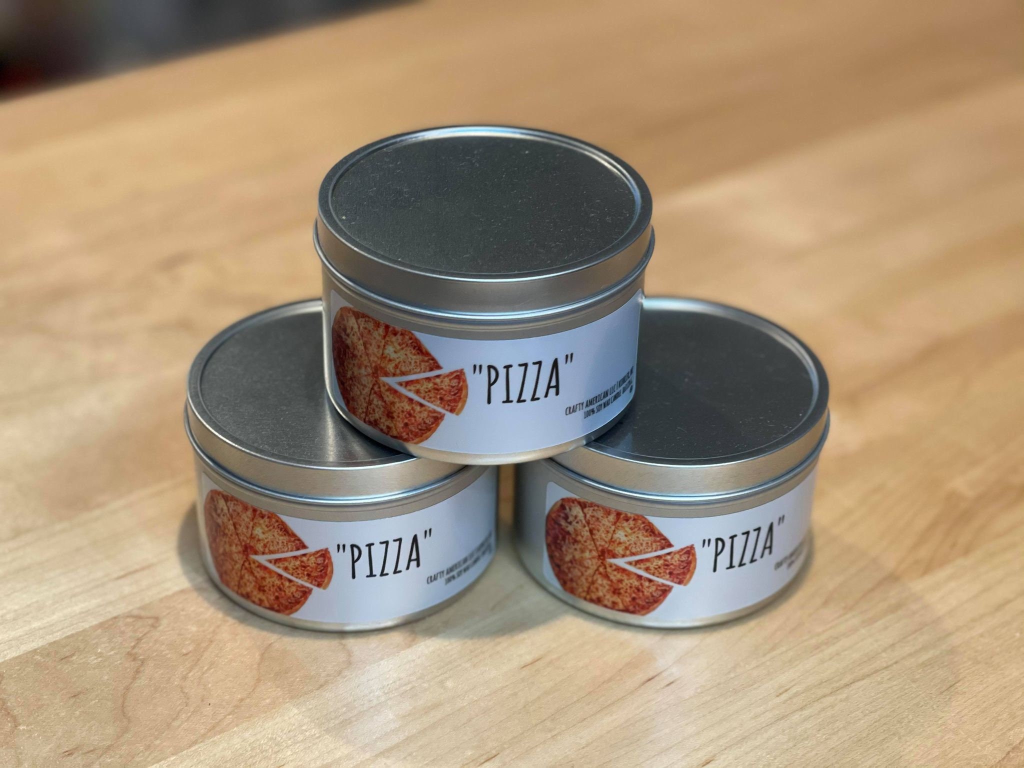 Pizza Scented Candle: Pizza Shirt, Pizza Board, Pizza Stone, Novelty ...