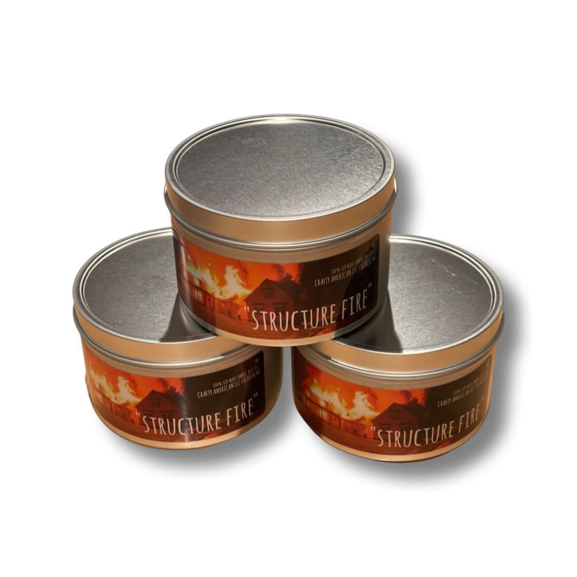 Structure Fire Scented Candle: Firefighter, Firefighter Gift ...