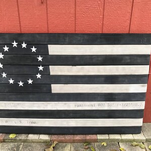 Fire Hose Flag, Wall Decor, Firefighter Gift, Handmade Flag ...