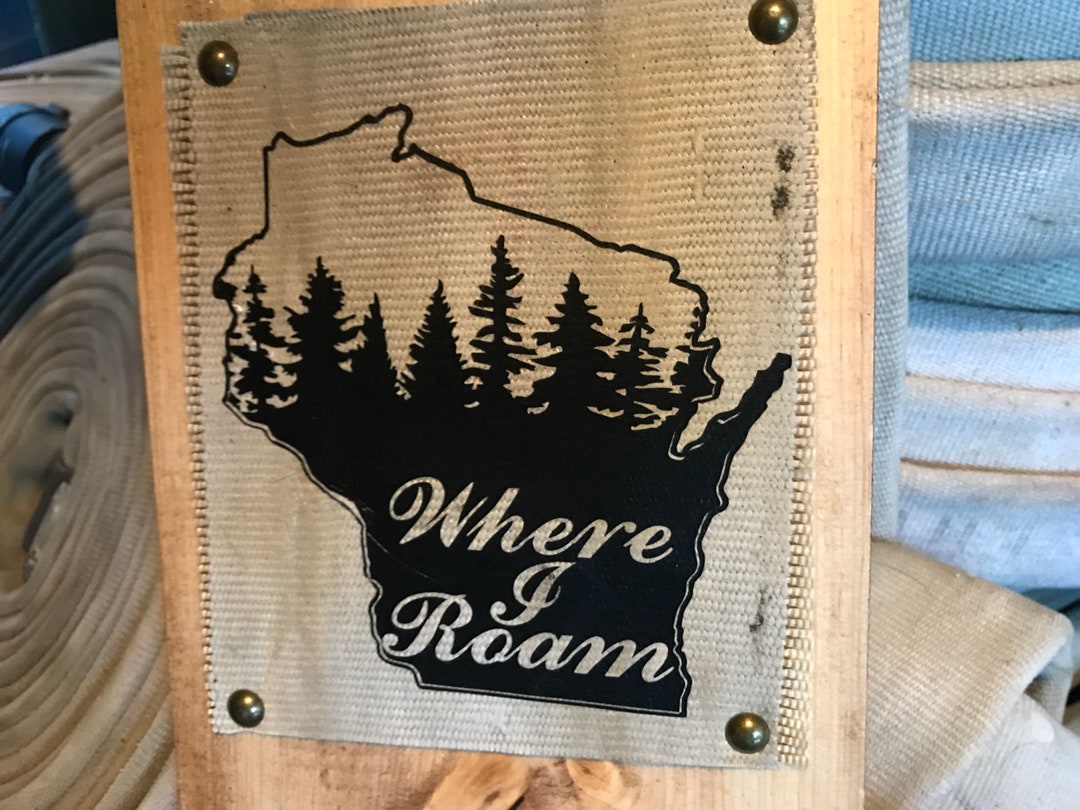 Fire Hose Sign or Wisconsin Decor. Great State Sign or Custom Sign ...