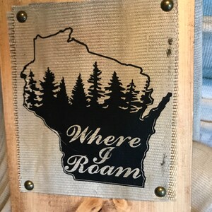 Fire Hose Sign or Wisconsin Decor. Great State Sign or Custom Sign ...