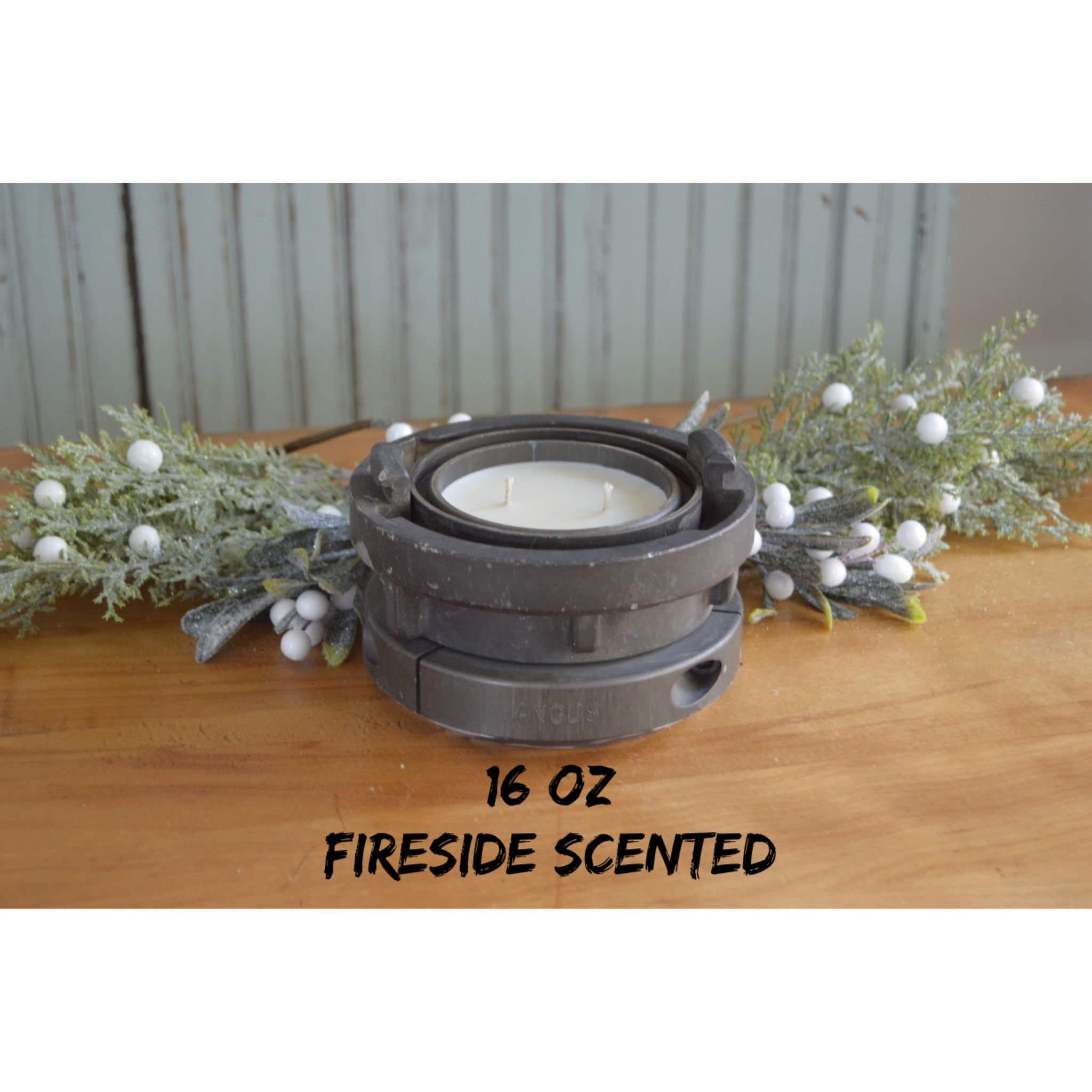 16 Oz: Fireside Candle Fire Candle Firefighter Firefighter | Etsy