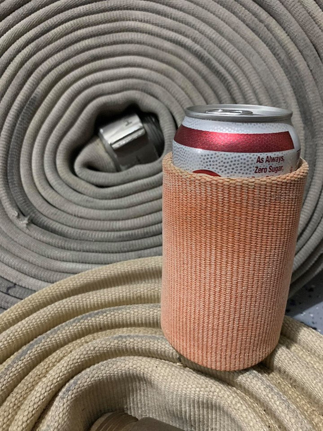 Firefighter, Firefighter Gift, Groomsman Gift, Fire Hose Cozie, Fire ...