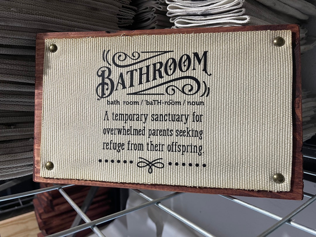 Fire Hose Sign or Humor Sign,bathroom Signs,bathroom, Bathroom Wall Art ...