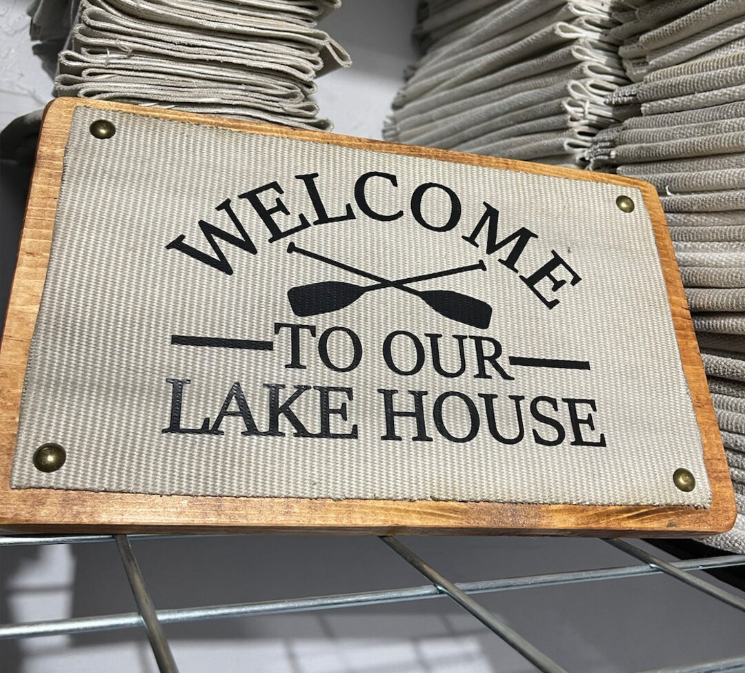 Fire Hose Sign for Lake House, Lake House Decor, Lake House Sign, Lake ...