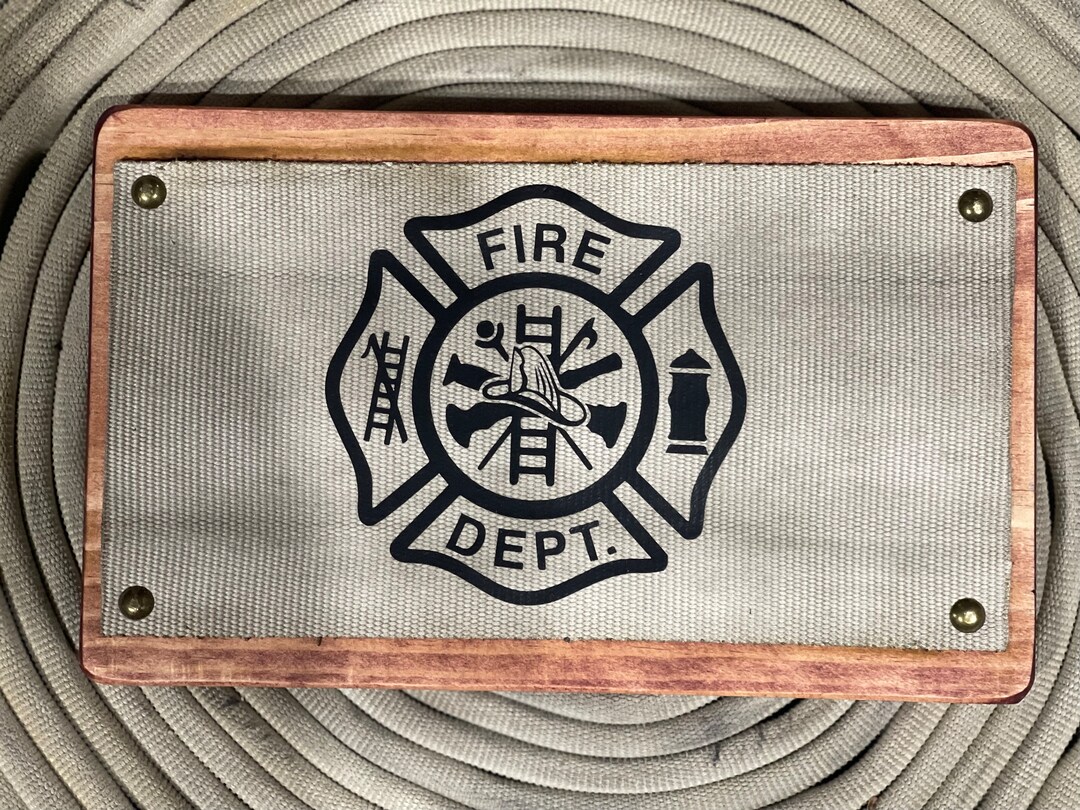 Fire Hose Sign: Firefighter, Firefighter Gift, Gift for Firefighter ...