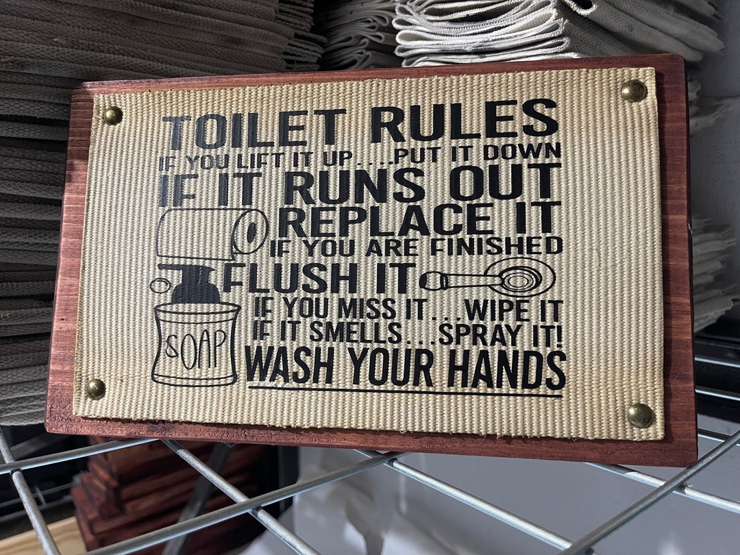 Fire Hose Bathroom Signs, Bathroom Art, Bathroom, Funny Signage ...