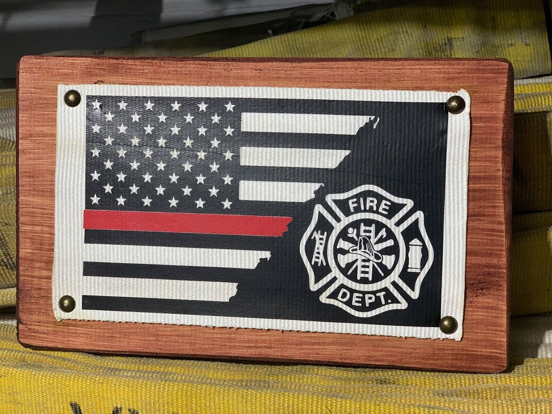 Thin Red Line, Thin Red Line Flag, Gift for Firefighter, Firefighter ...