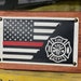 Thin Red Line, Thin Red Line Flag, Gift for Firefighter, Firefighter ...