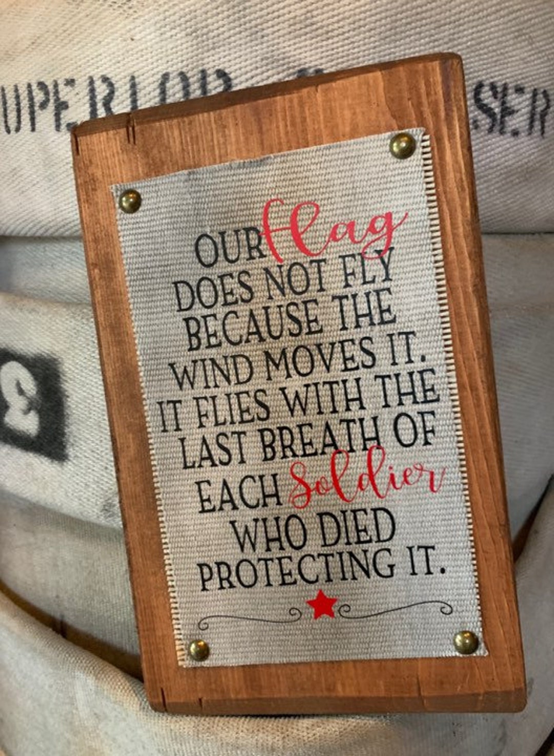 Quote About Freedom and the Flag. Great Military Sign, Memorial Day ...