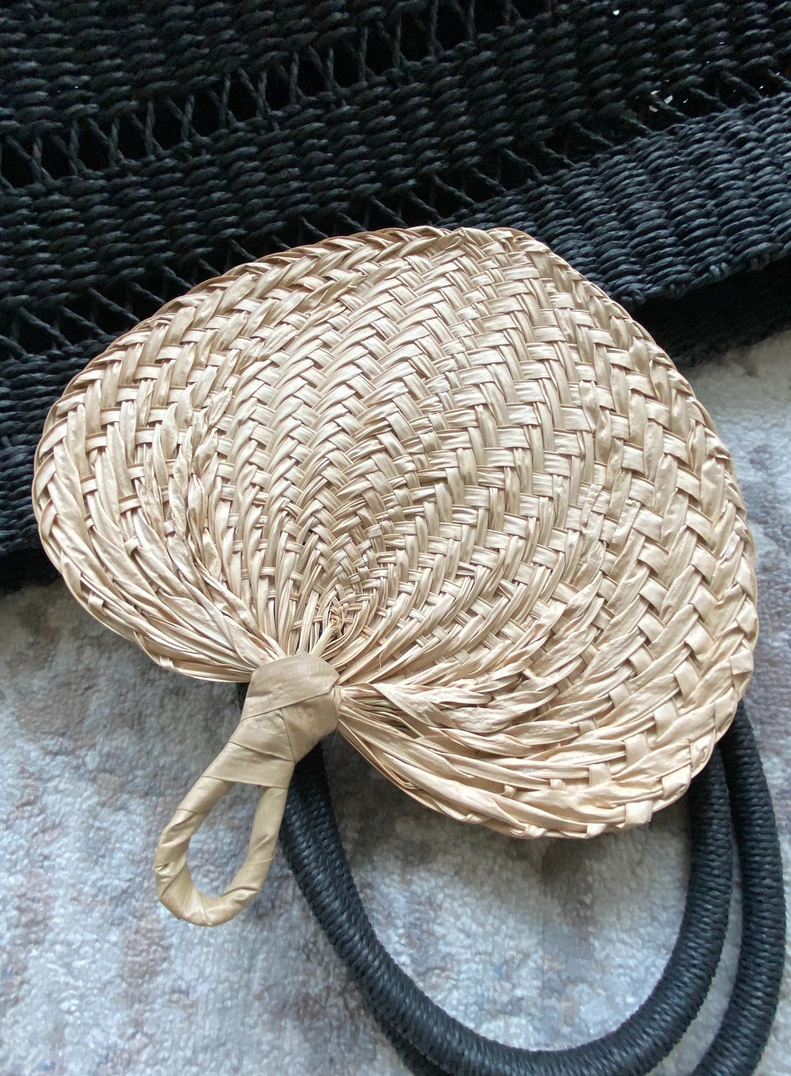 Large-medium-small Filipino Buri Palm Leaves Handwoven Fan,natural ...