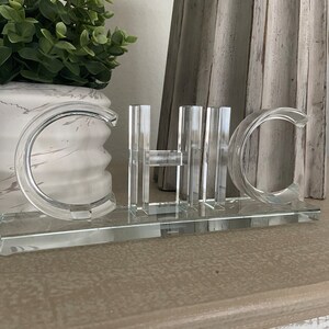 Acrylic CHIC Engraved Closet Signage,minimalist CHIC Signage for Closet ...