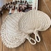 Large-medium-small Filipino Buri Palm Leaves Handwoven Fan,natural ...