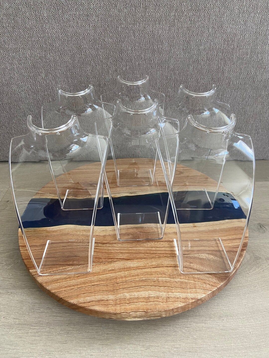 Minimalist Acrylic Jewelry Bust Display Stand,elegant Acrylic Jewelry ...