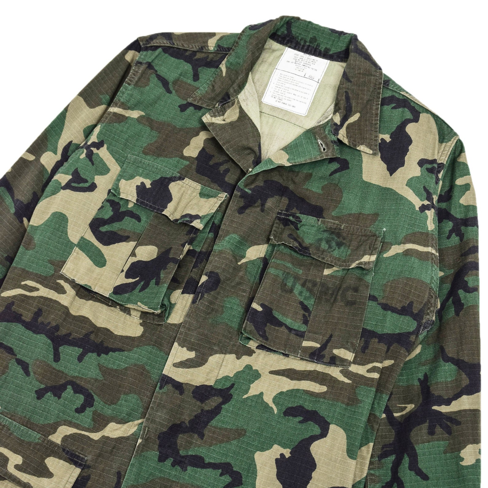 Vintage 80s USMC ERDL 2nd Generation Camo Hot Weather Combat Coat S ...