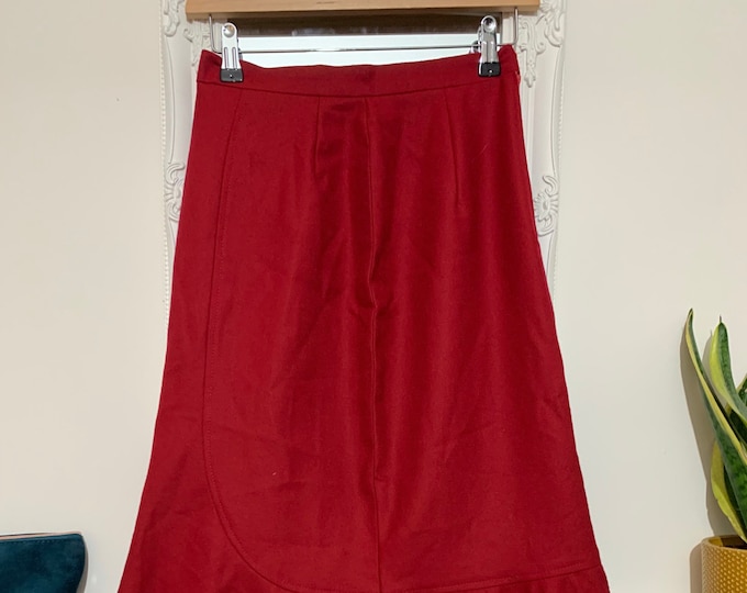 Vintage Nazy Cook Pale Pink Fitted Pencil Skirt Made in France 1980s ...