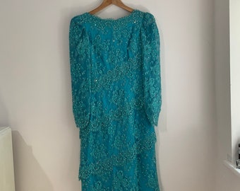 Turquoise Dress - Etsy