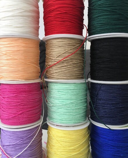 Wave Charm Thread Bracelet 24K Gold Friendship Bracelet Bridesmaids ...