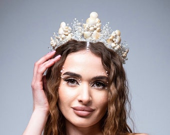 Gold Mermaid Crown Adult Mermaid Crown Mermaid Costume Accessory ...