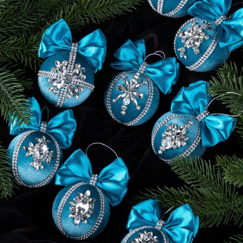 Turquoise Ornaments - Etsy