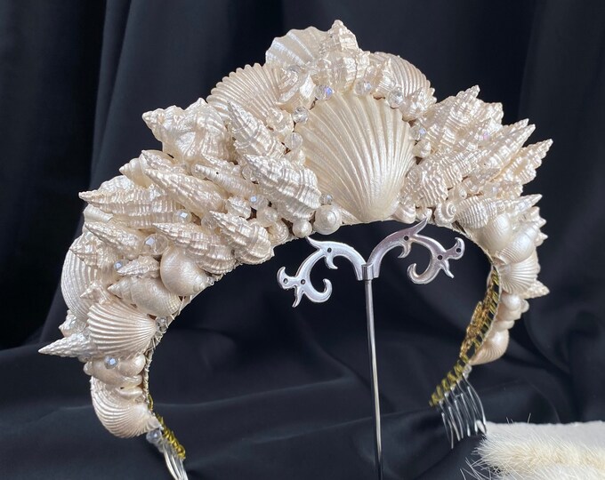 Gold Mermaid Crown Adult Mermaid Crown Mermaid Costume Accessory ...