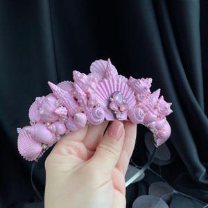 Pink Seashell Crown - Etsy