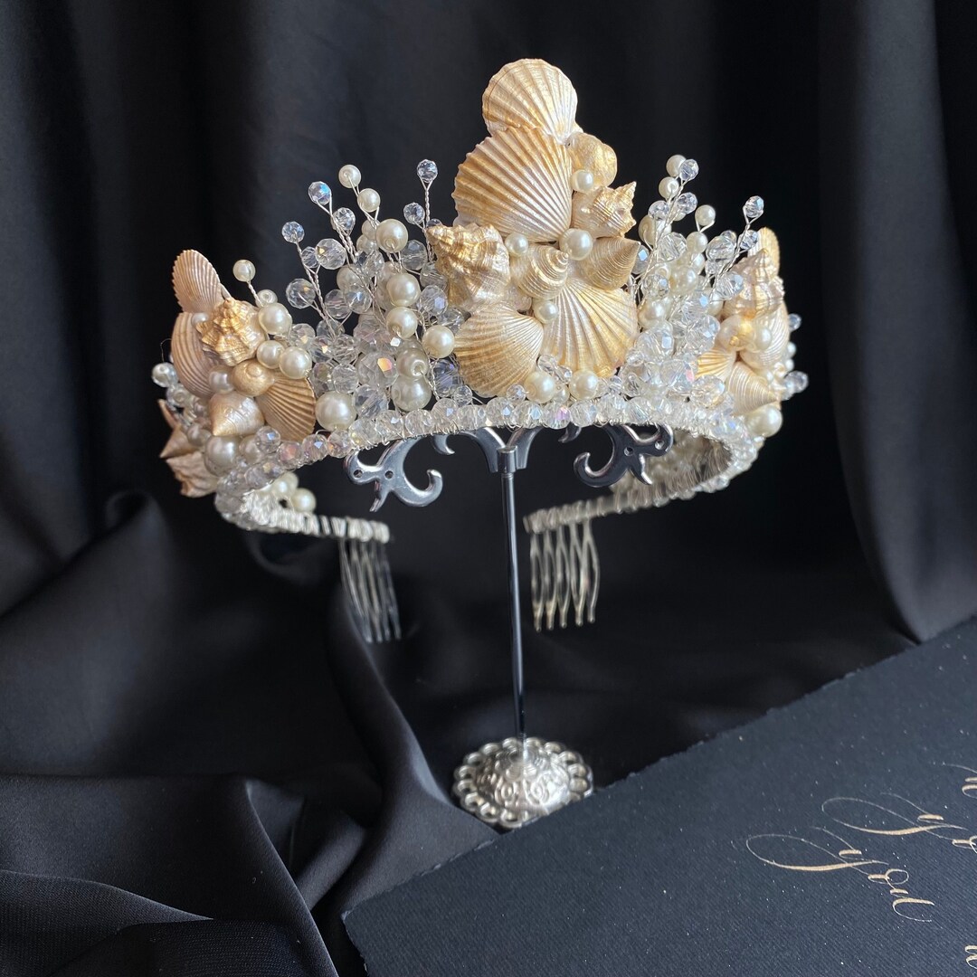 Gold Mermaid Crown Adult Mermaid Crown Mermaid Costume - Etsy