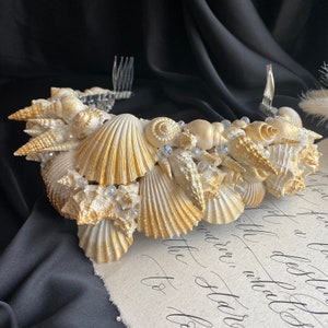 Gold Mermaid Crown Adult Mermaid Crown Mermaid Costume Accessory ...